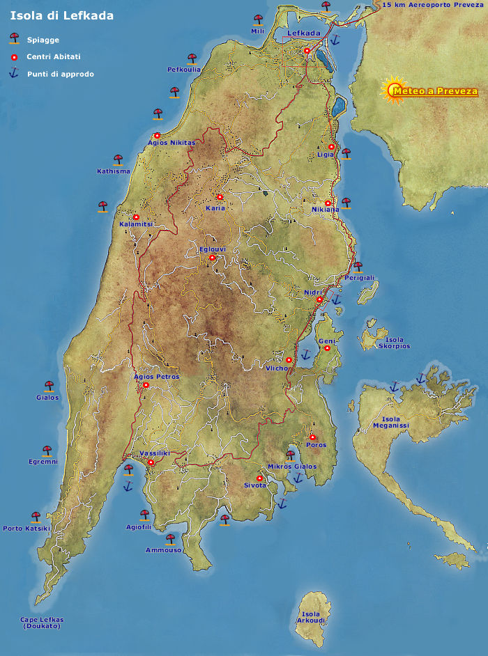 Traghetto Da Bari Per Lefkada Map